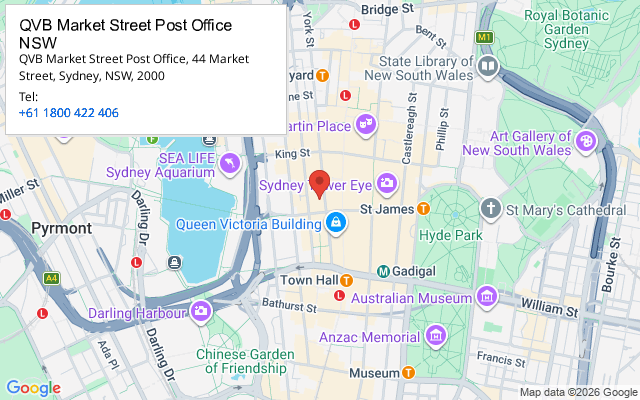 Currency Exchange QVB Market Street Post Office NSW | Best Exchange Rates