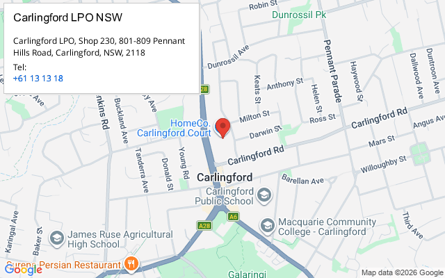 Currency Exchange Carlingford LPO NSW | Best Exchange Rates