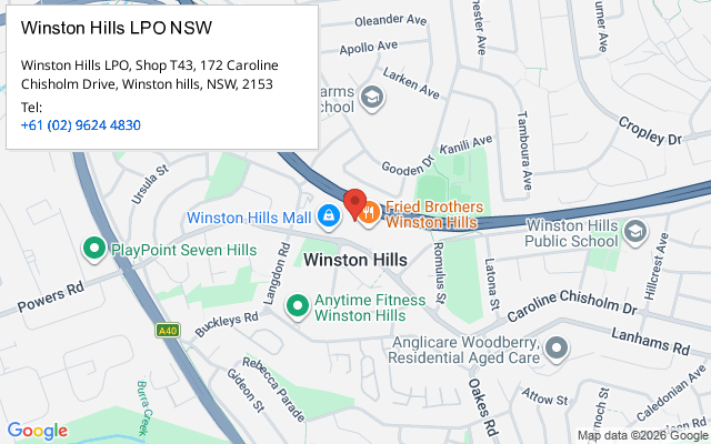 Currency Exchange Winston Hills LPO NSW | Best Exchange Rates