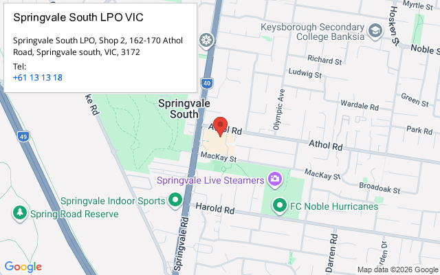 Currency Exchange Springvale South LPO VIC | Best Exchange Rates
