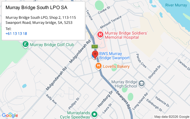 Currency Exchange Murray Bridge South LPO SA | Best Exchange Rates