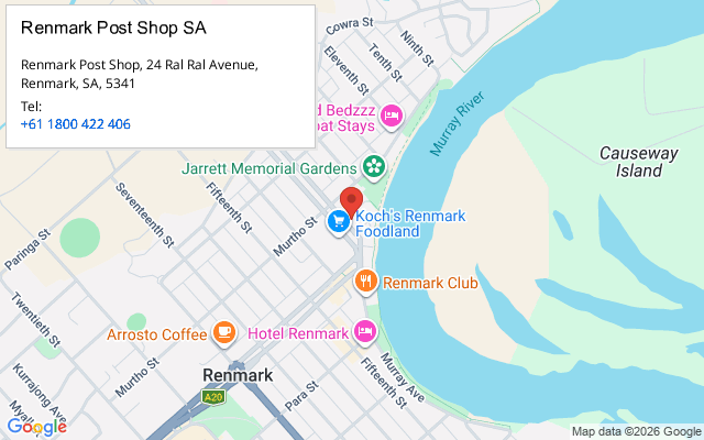 Currency Exchange Renmark Post Shop SA | Best Exchange Rates