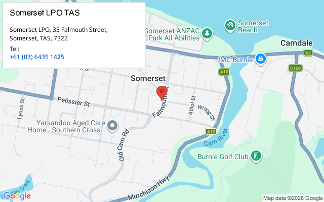 Currency Exchange Somerset LPO TAS | Best Exchange Rates